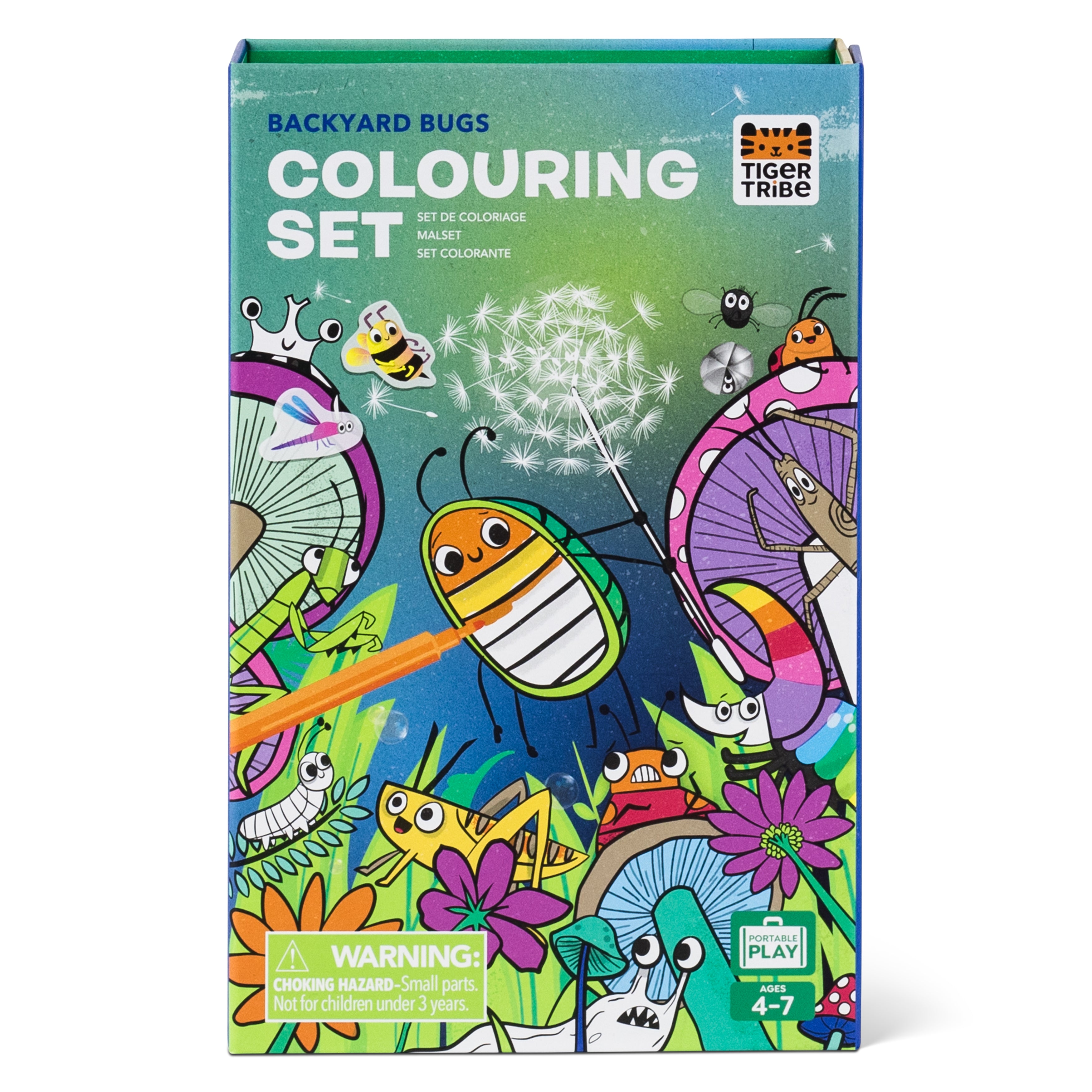 Colouring Set - Backyard Bugs – Tiger Tribe