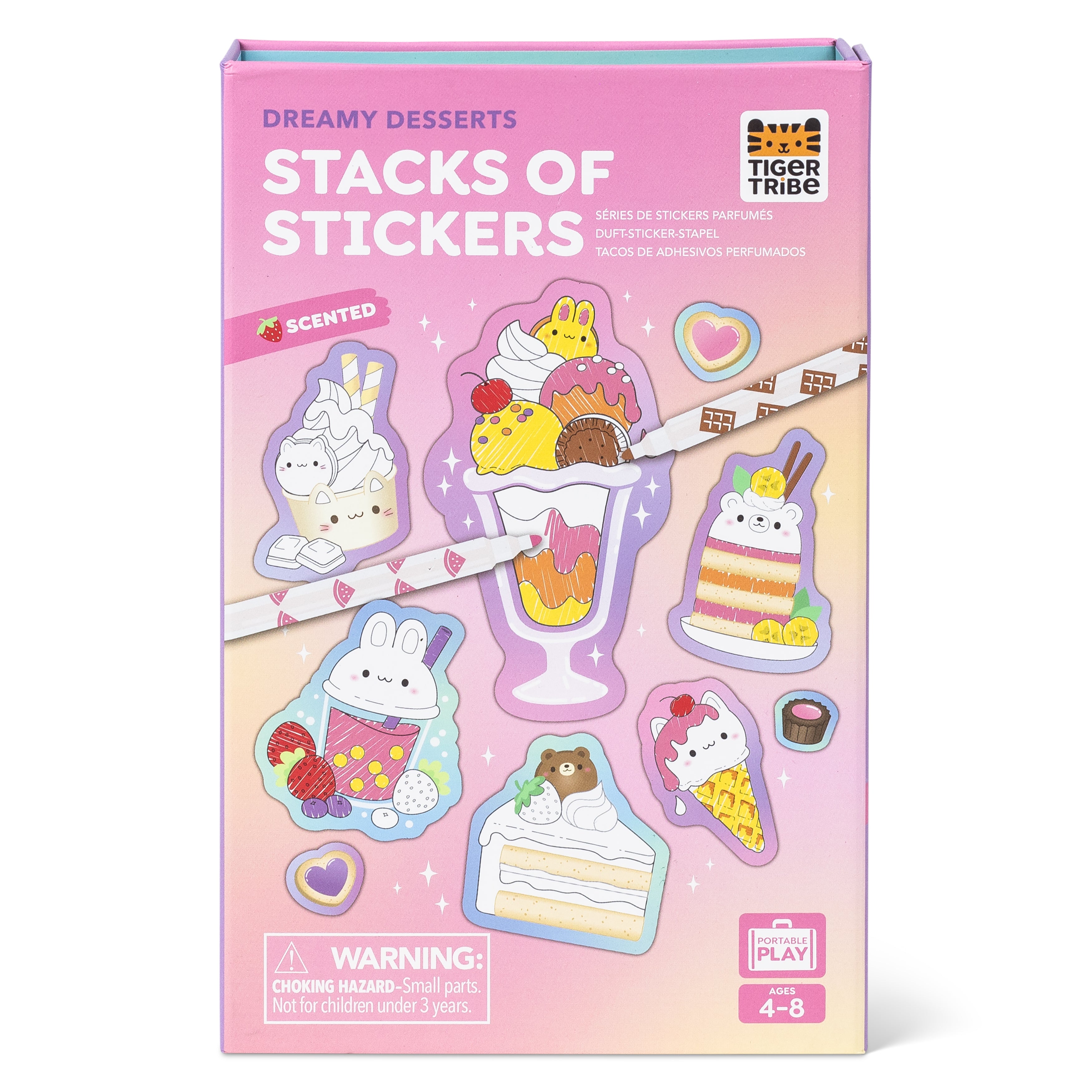 Scented Stacks Of Stickers - Dreamy Desserts – Tiger Tribe