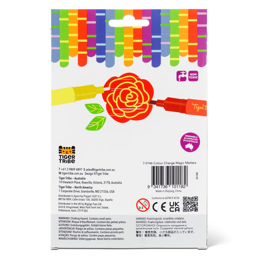 Colour Change Magic Markers – Tiger Tribe
