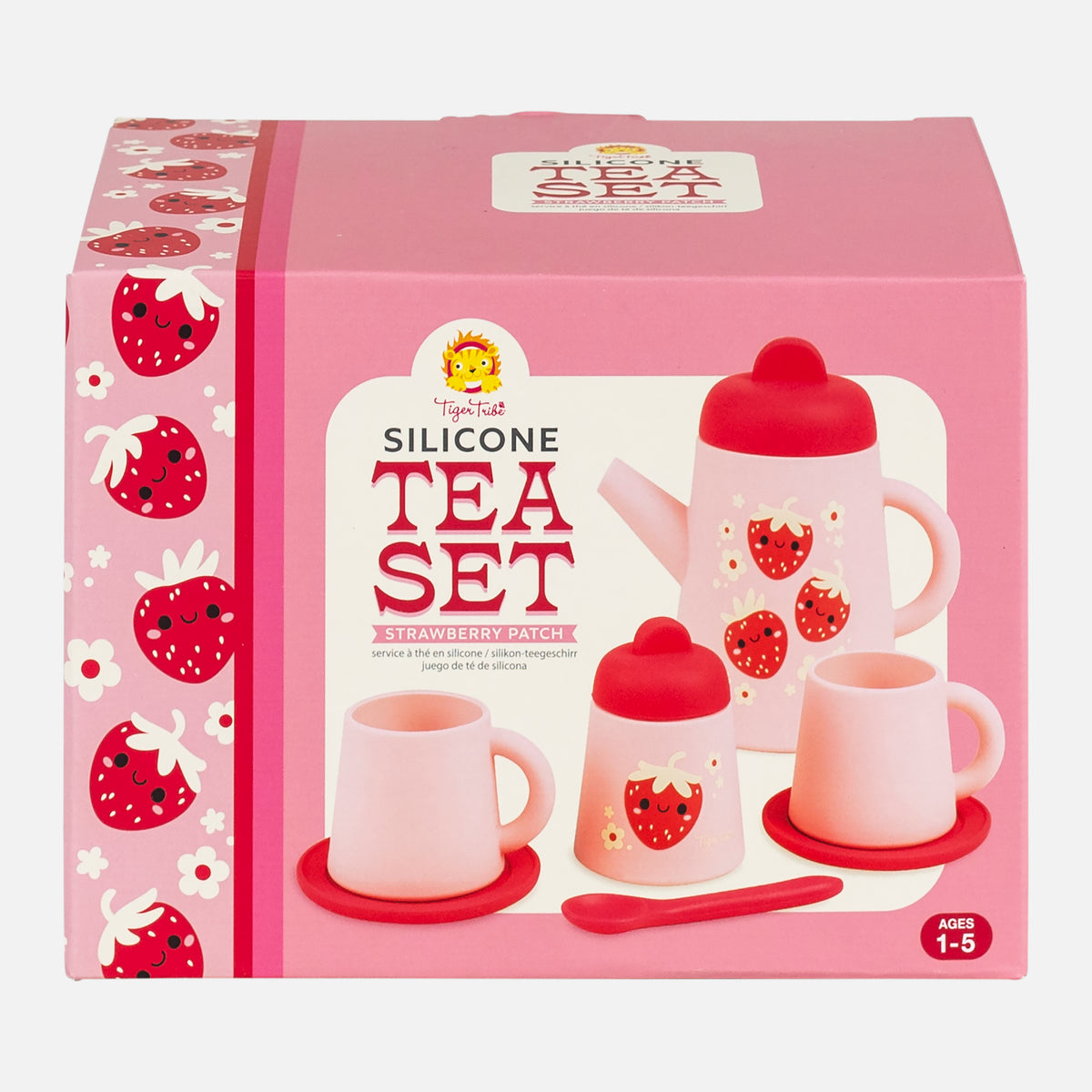 Silicone Tea Set - Strawberry Patch – Tiger Tribe